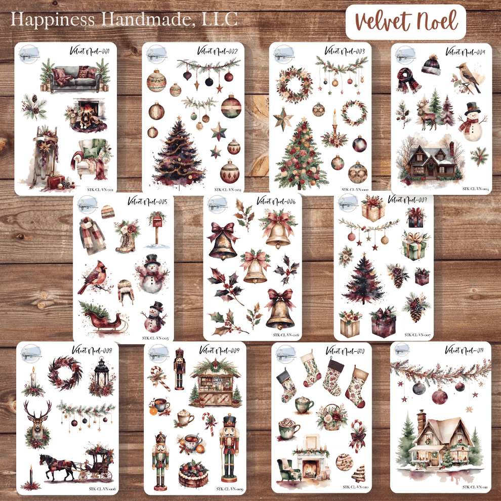 Velvet Noel-Non-traditional Christmas Colors – Happiness Handmade, LLC